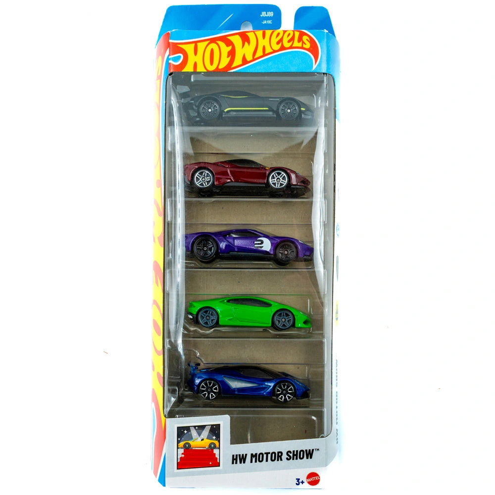 Hot Wheels HW Motor Show 5-pack 1:64 Schaalmodellen | Boldons